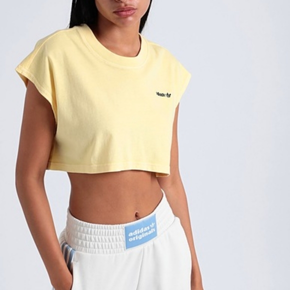adidas Originals | Tops | Nwt Adidas Originals Muscle Crop Top Medium ...